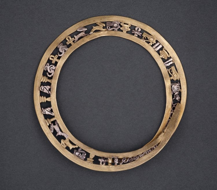 Ancient Egyptian Bangle Bracelet | Silver antique jewelry, Antique ...