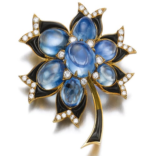 Bulgari_Sapphire_Brooch – Antique Jewelry University