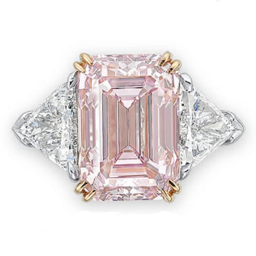 Emerald_Cut_Pink_Diamond_Engagement_Ring – Antique Jewelry University