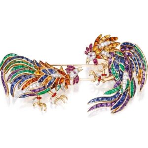 Gemstone_Jabot_Pin – Antique Jewelry University