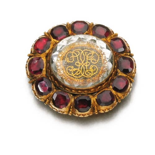 Stuart_Crystal_Garnet_Mourning_Slide – Antique Jewelry University