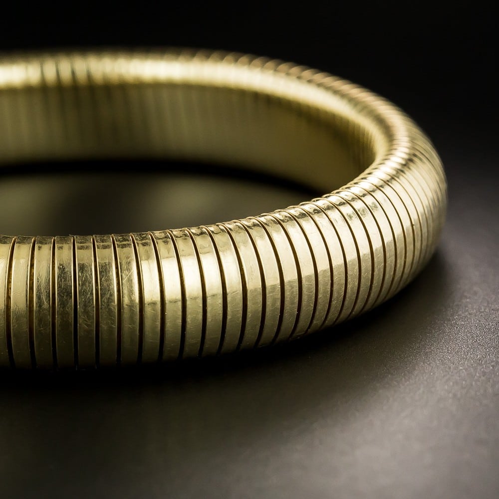 Mid-Century Gas Pipe Bangle Bracelet. – Antique Jewelry University